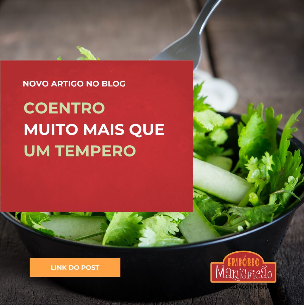 Coentro é mais que um tempero - Empório Manjericão